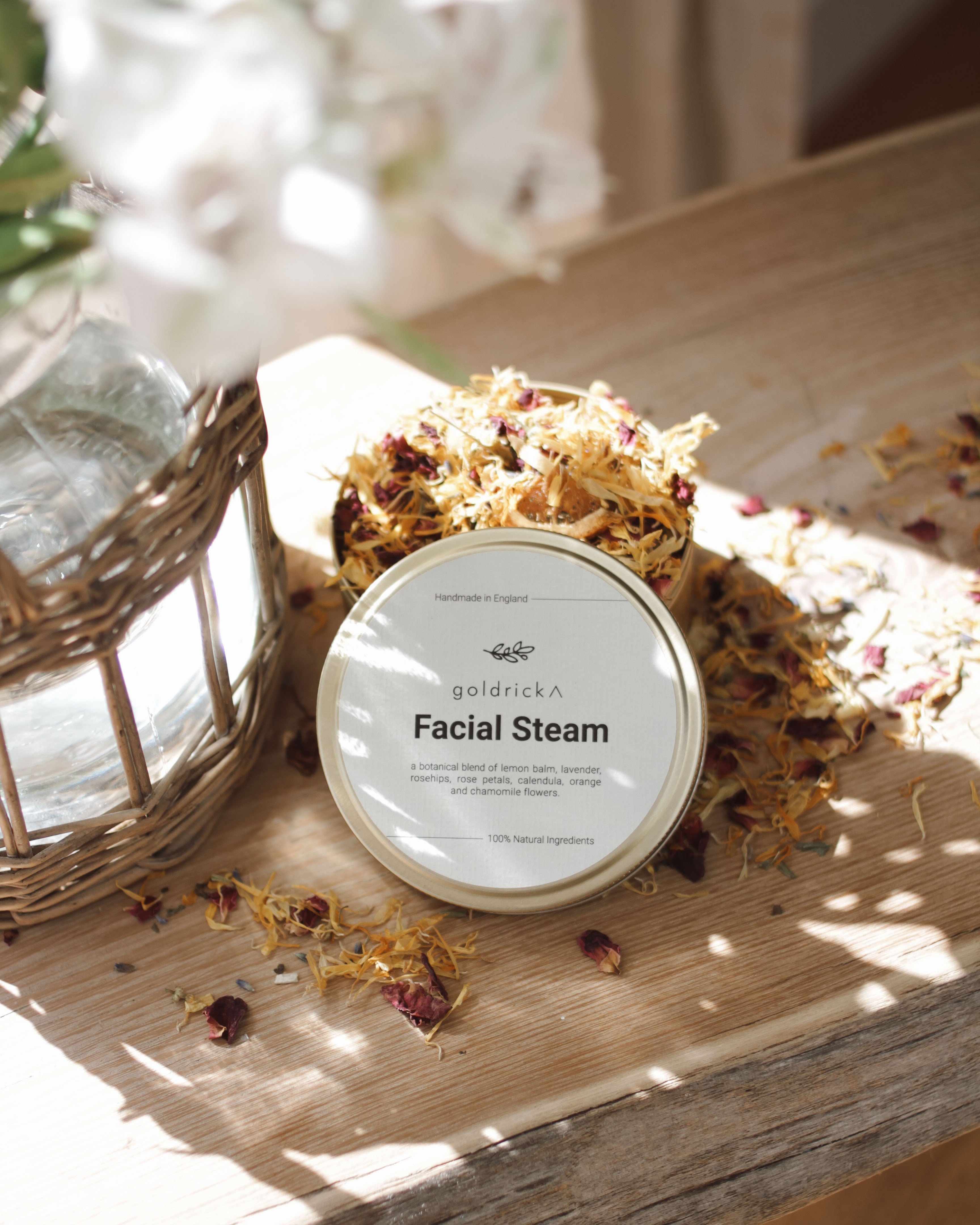 Botanical Facial Steam | Ayurvedic Wild Garden – Goldrick Natural Living